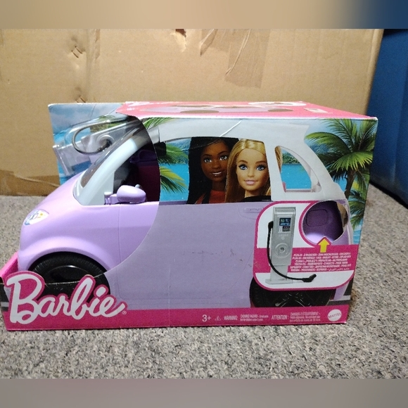 Barbie | Toys | Barbie Electric Car With Electric Charging Station ...